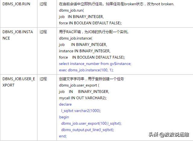 oracle job 每月前十天运行_超详细的Oracle定时任务--DBMS_JOB包教程-CSDN博客