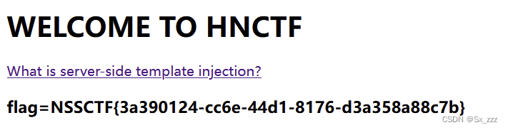 web SSTI 刷题记录_[hnctf 2022 week3]ssssti-CSDN博客