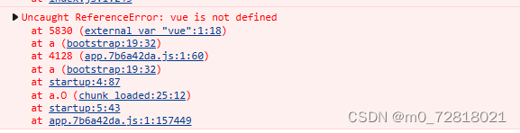 引入CDN后报错 vue is not defined_vue打包使用cdn后报错vue is not defined-CSDN博客
