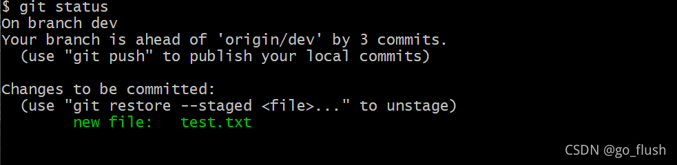 git restore 和 git restore --staged-CSDN博客