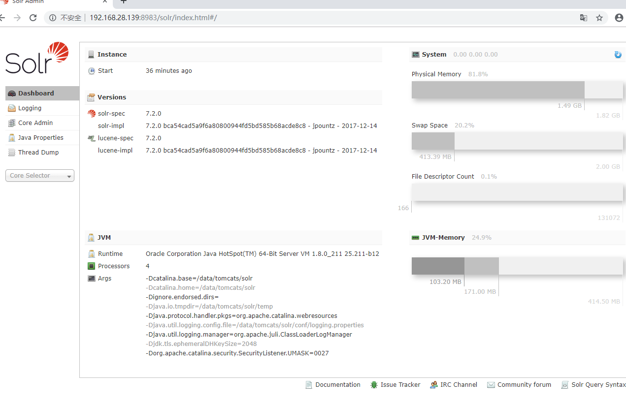 linux solr7.2+tomcat8 详细部署整合_solr-7.7.2部署到tomcat8中详细步骤-CSDN博客