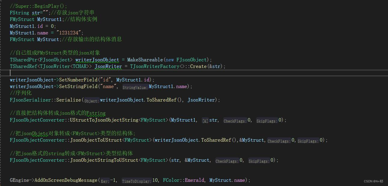 UE4c++Json读写_uec++给客户端发送json-CSDN博客