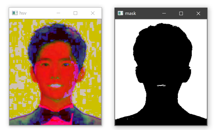 教你用opencv 和 Python给证件照换底色（蓝底 红底 白底） Csdn博客