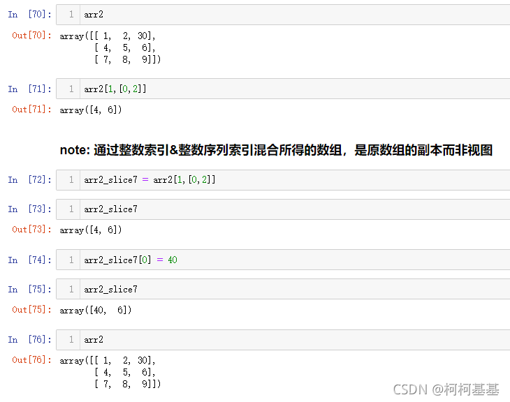 利用python进行数据分析——02ndarray索引总结numpyndarray的索引 Csdn博客