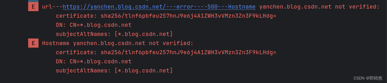 Okhttp hostnameVerifier详解-CSDN博客