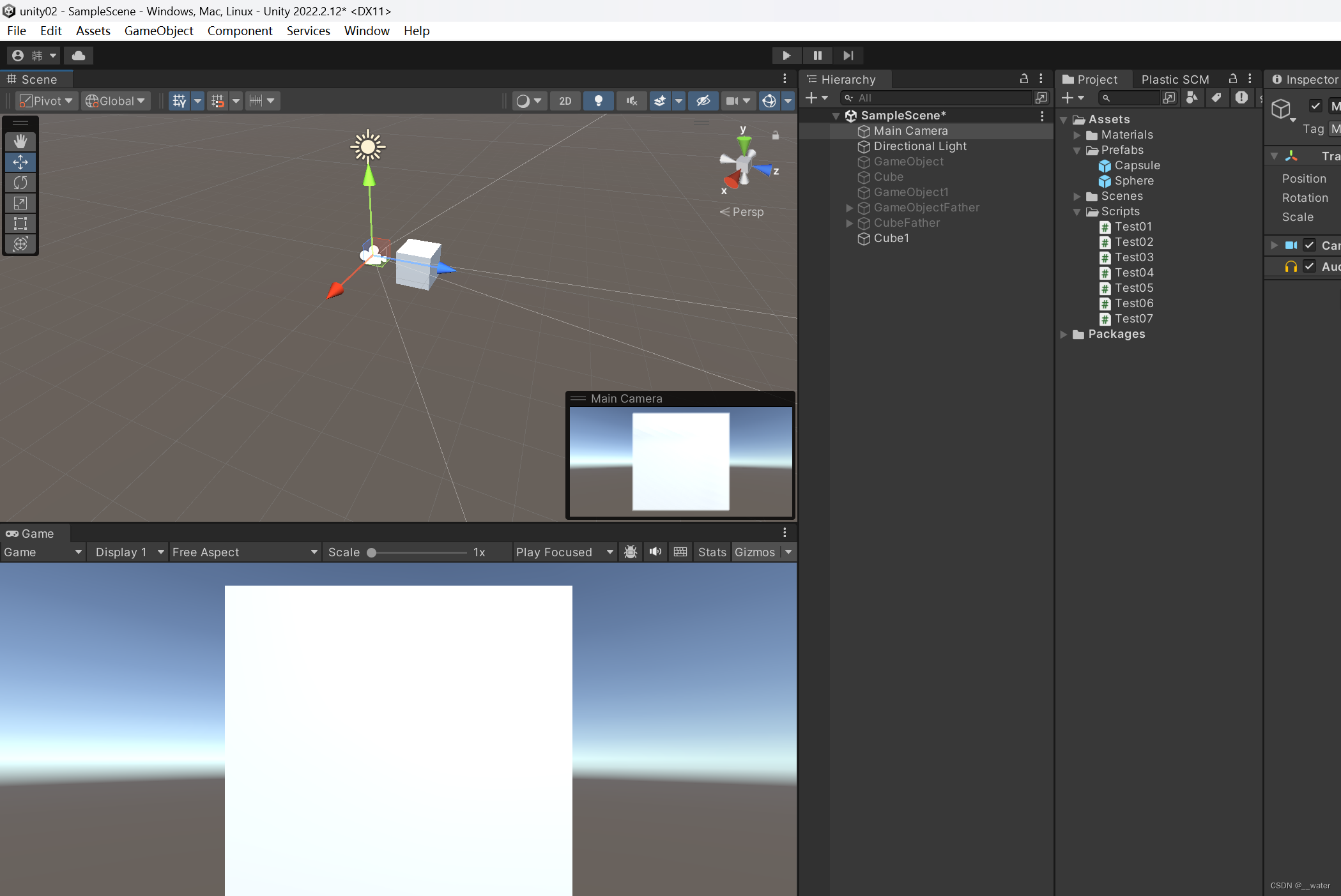 【入门-18-教程】Unity3D-CSDN博客