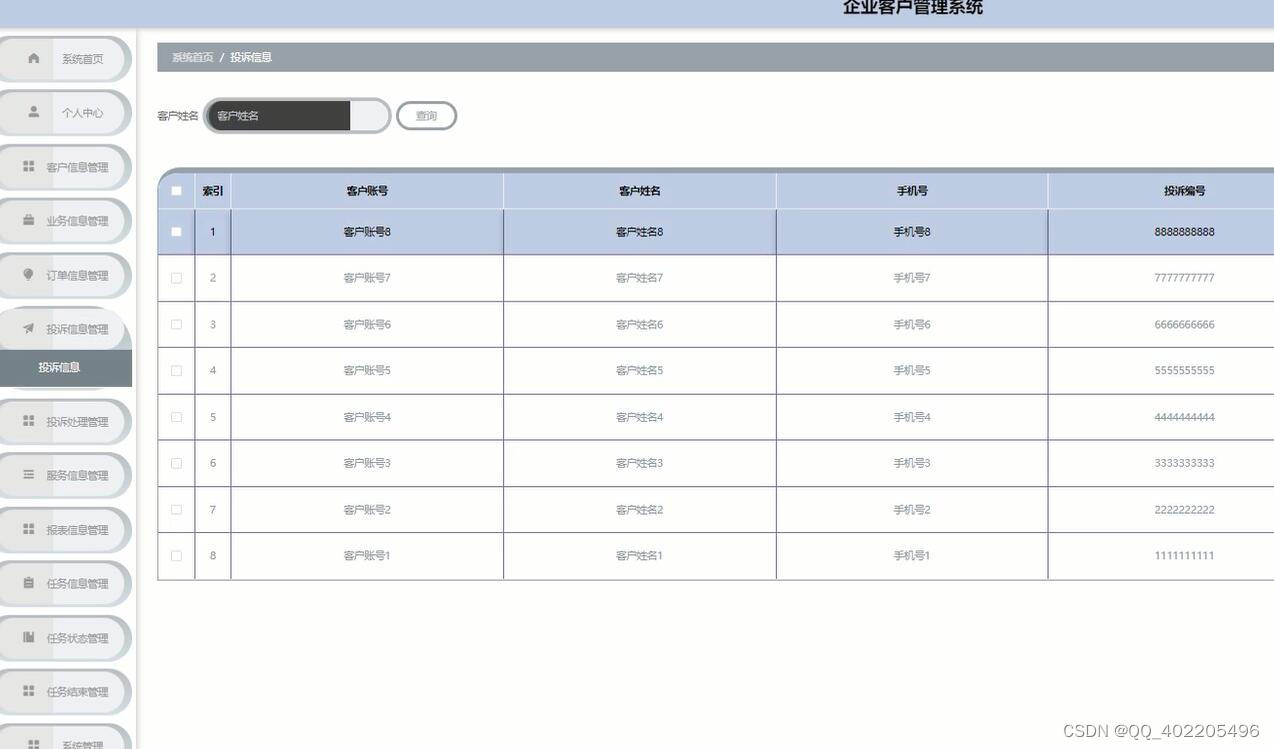 Vuejselementuipython企业客户关系管理系统33nk5基于vue食品安全公司客户关系管理系统的类图和相关关系 Csdn博客