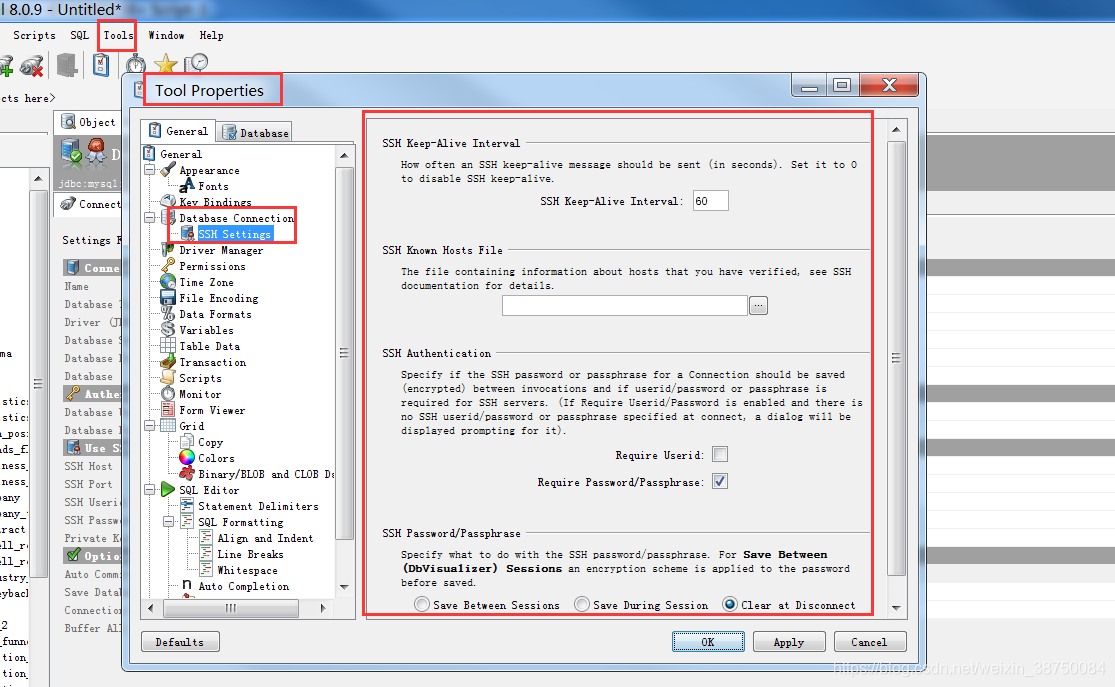 Dbvisualizer ：配置ssh并连接线上mysqldbvisualizer Ssh Csdn博客