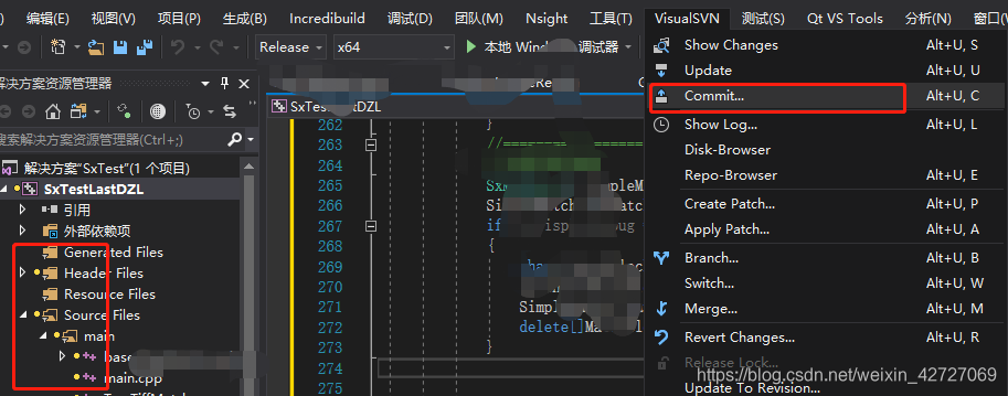 SVN配置使用（windows/Linux通用/VS2017已有项目SVN）_vs2017 svn-CSDN博客