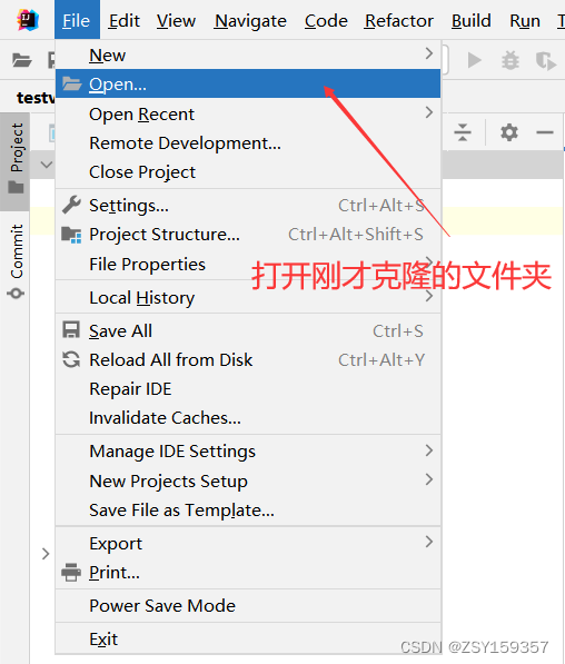 Git下拉远端vue项目并部署在IDEA_用idea 从git 拉取vue-CSDN博客
