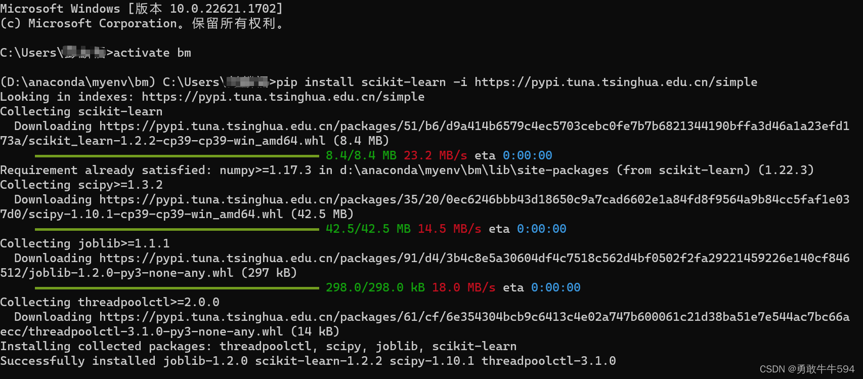 关于conda或者pip无法安装sklearn等一系列安装包问题_pip install scikit-learn为啥无法下载-CSDN博客