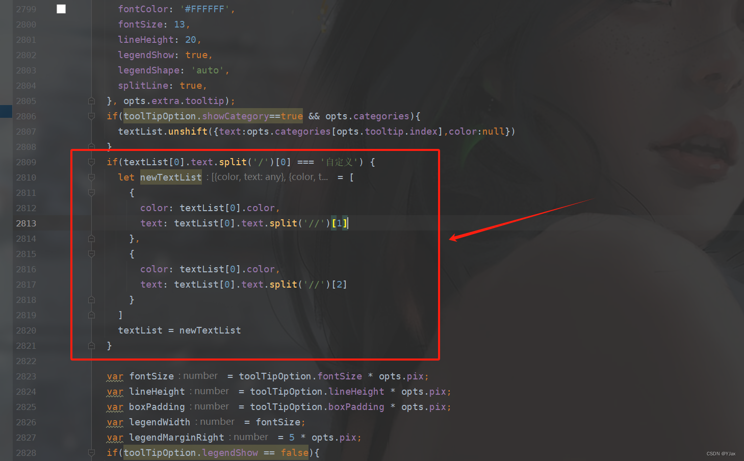 使用qiun-data-charts（ucharts)自定义tooltip（文本， 换行）-CSDN博客