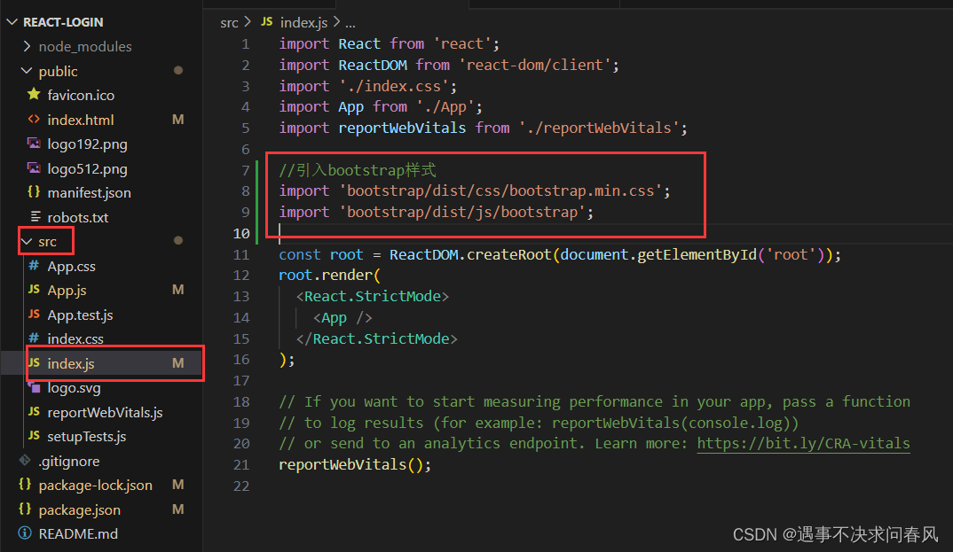 在React项目中导入Bootstrap_react引入bootstrap-CSDN博客