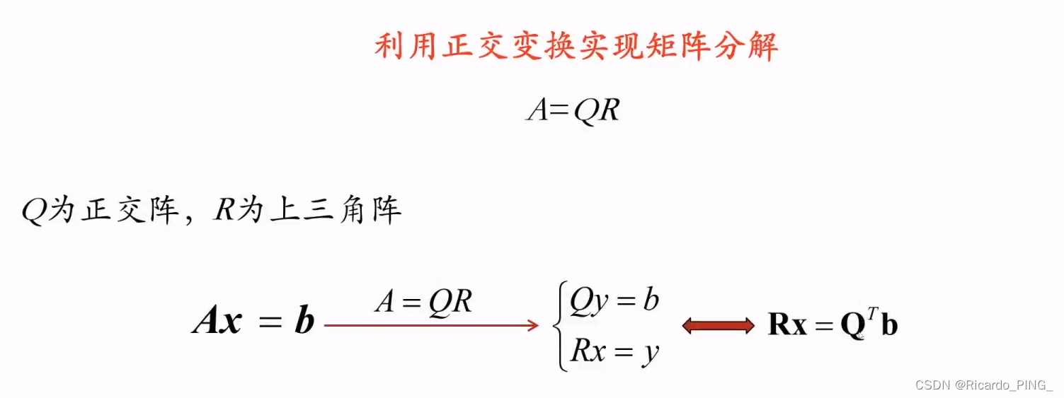 矩阵分析与计算学习记录-矩阵分解_givens变换-CSDN博客