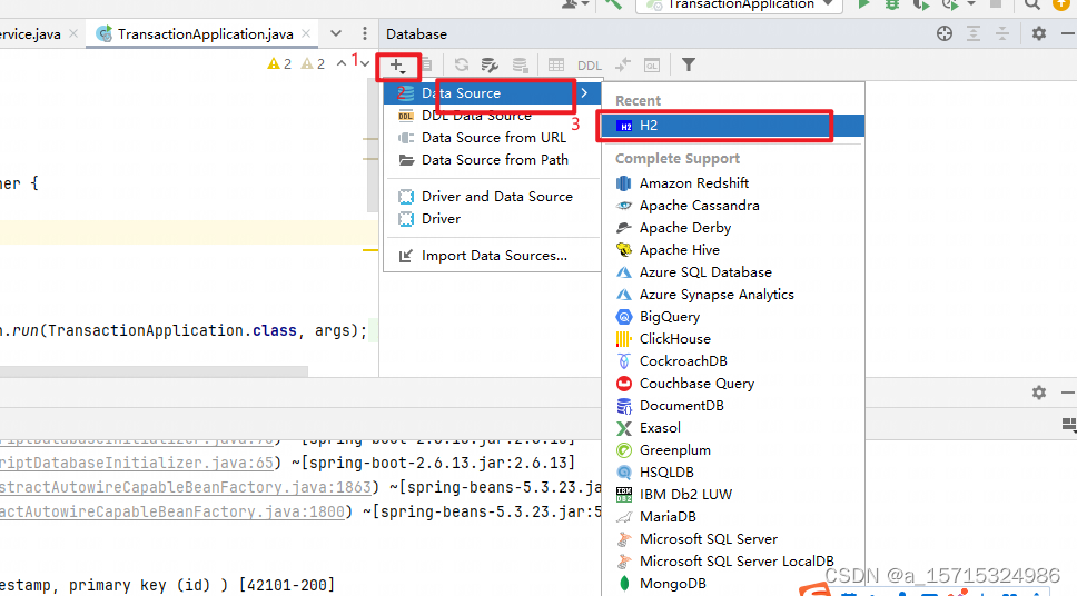 idea配置h2数据库后，无法执行sql语句（schema.sql）_org.h2.jdbc.jdbcsqlsyntaxerrorexception-CSDN博客