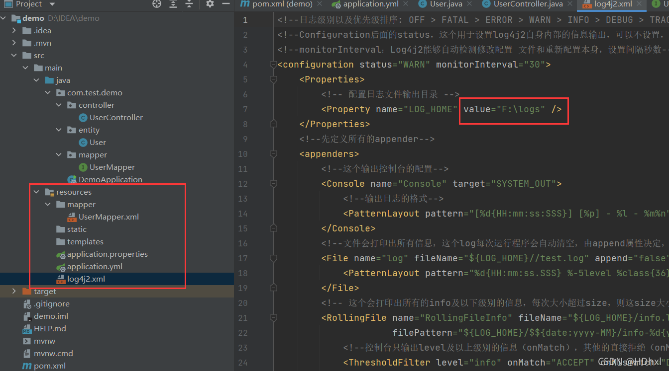 Spring boot集成 日志框架log4j2_spring-boot-starter-log4j2-CSDN博客