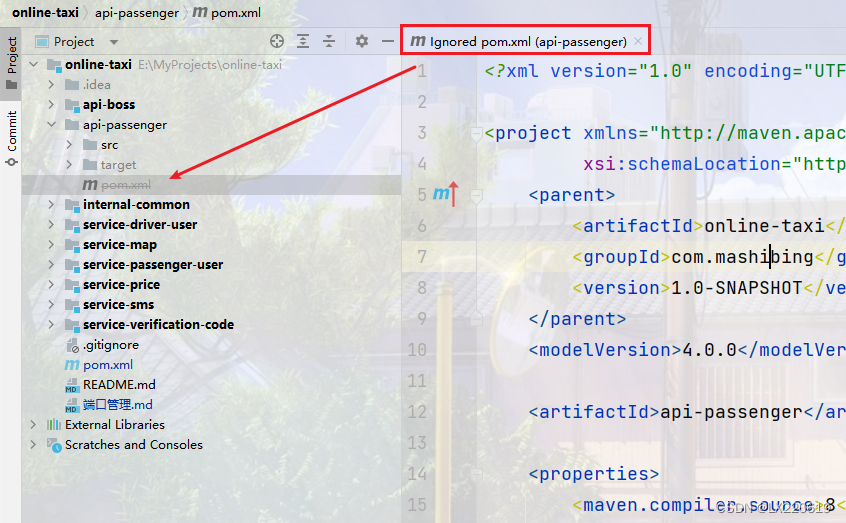 子模块 出现ignored pom.xml_ignored pom.xml怎么解决-CSDN博客