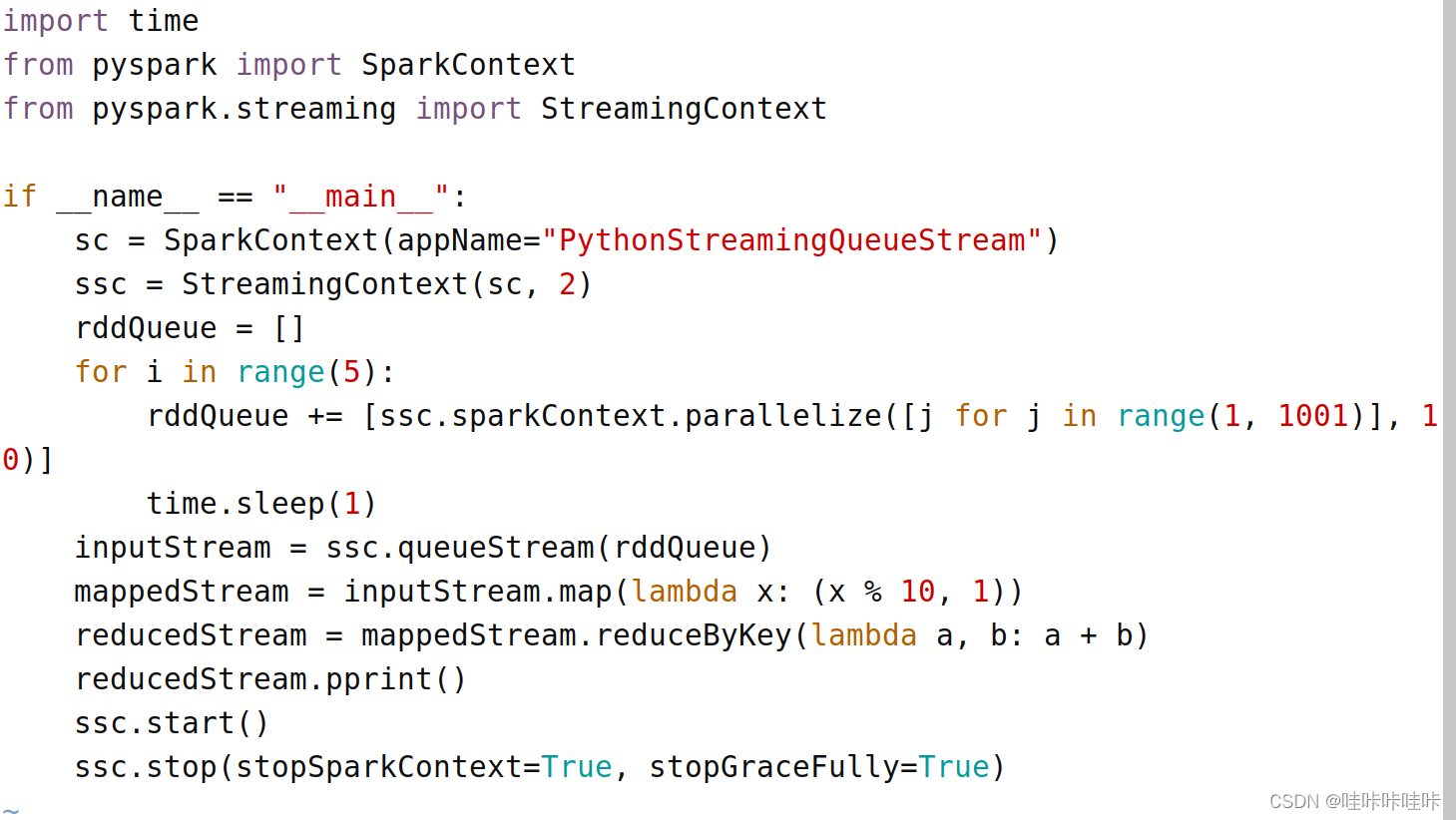【笔记】Spark Streaming笔记总结（Python版）_python spark streaming-CSDN博客