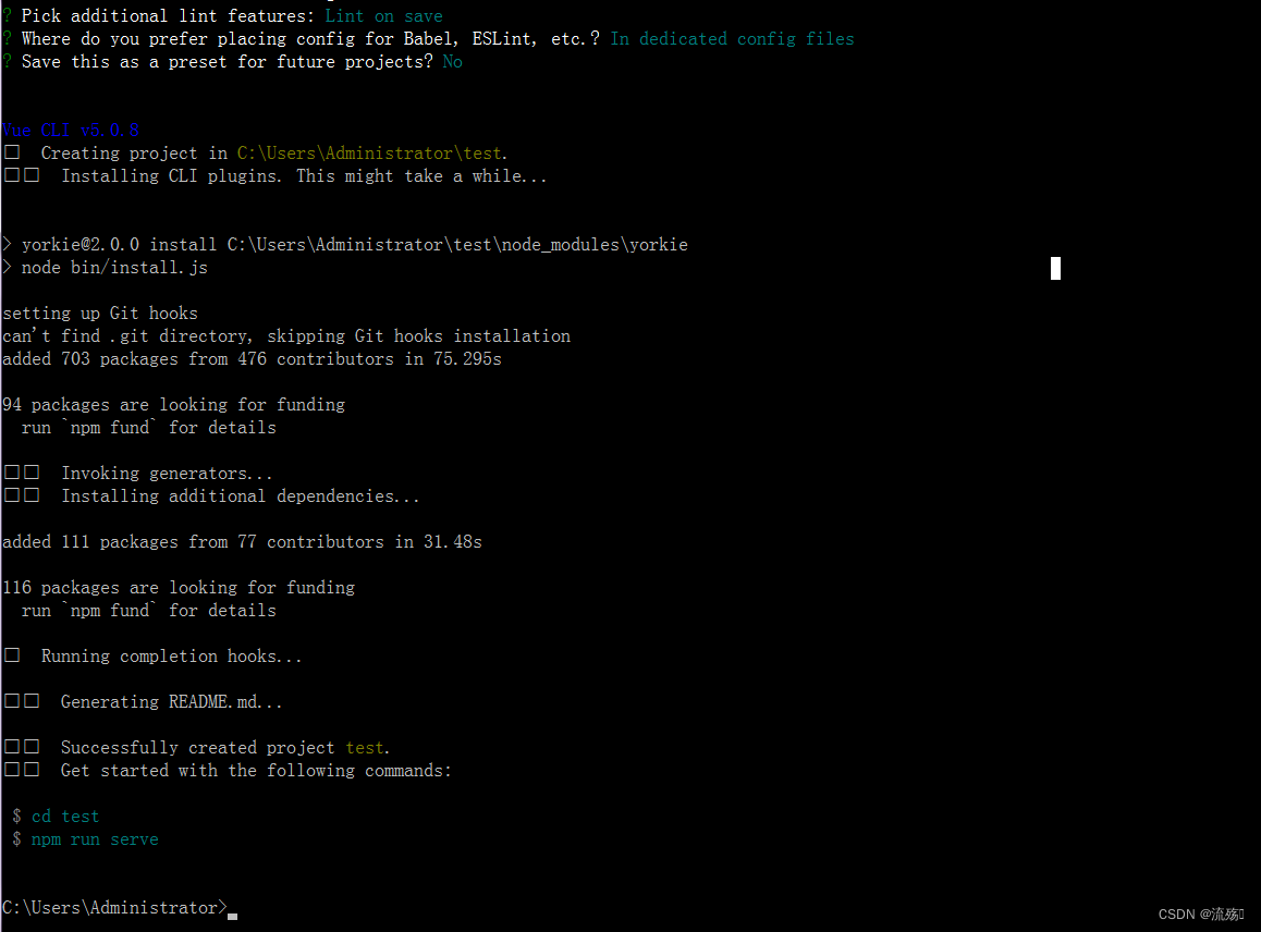 win7使用vue-cli创建vue3工程_win7 创建vue教程 小白-CSDN博客