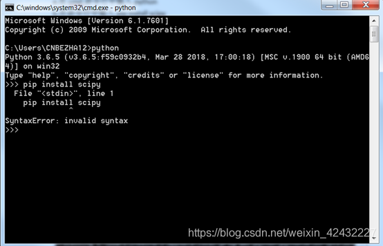 如何解决python执行pip install 命令的时候出现 File“「stdin」“,line 1 pip install XXX的问题_file " ", line 1-CSDN博客