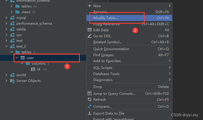 MySQL数据库——图形化界面工具（DataGrip），SQL（2）-DML（插入、修改和删除数据）_datagrip删除数据库-CSDN博客