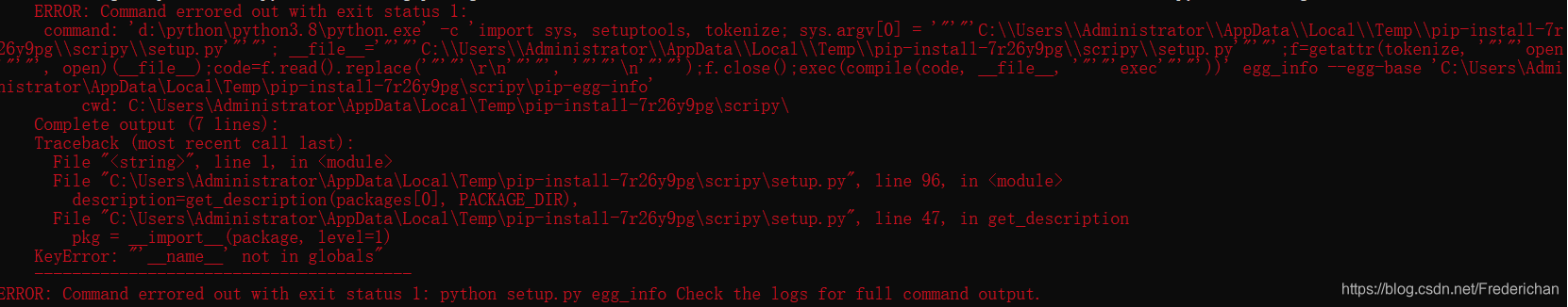 解决window10 安装numpy/scipy/scikit-learn/matplotlib_python3.7.9 numpy-CSDN博客