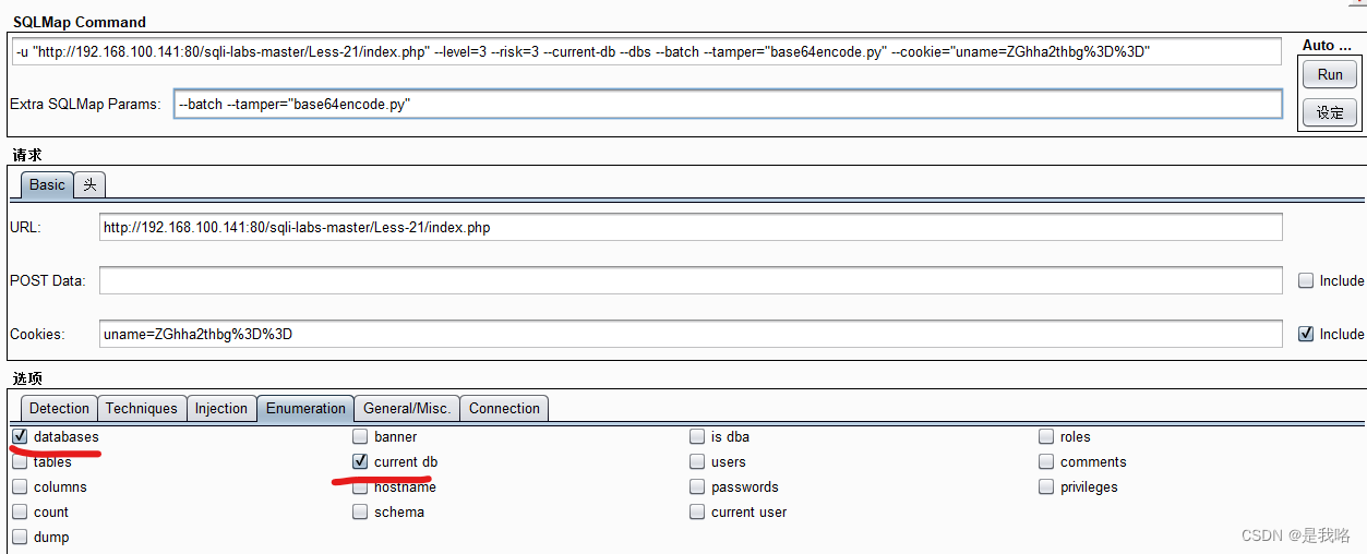 Sql注入 Burpsuite与sqlmap联动，sqlmap友好图形化界面解决办法 Co2sqlmap插件 使用burpsqlmap 9596