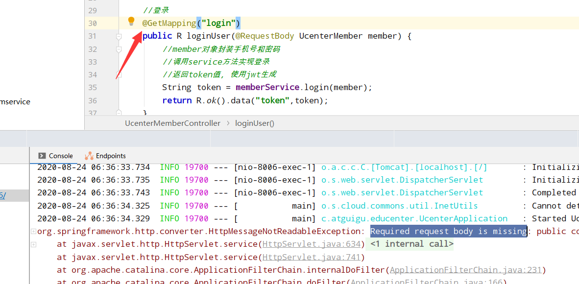 Required request body is missing错误-CSDN博客