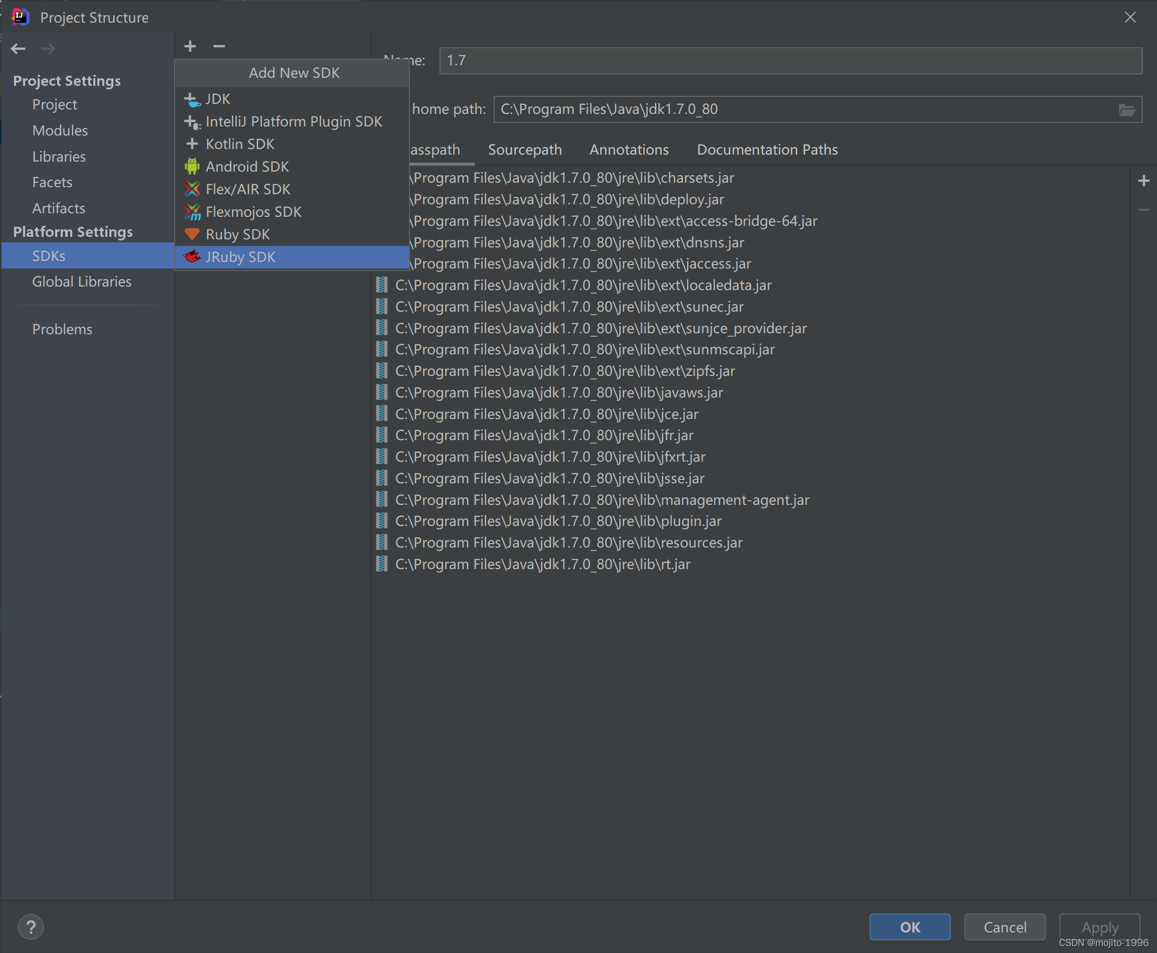 Idea配置双语言（java）版本idea设置java版本 Csdn博客 2549