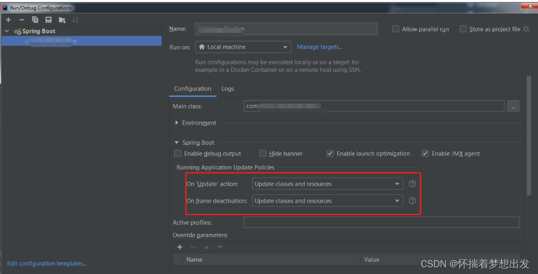 springboot热部署实现方式_enabled: true-CSDN博客