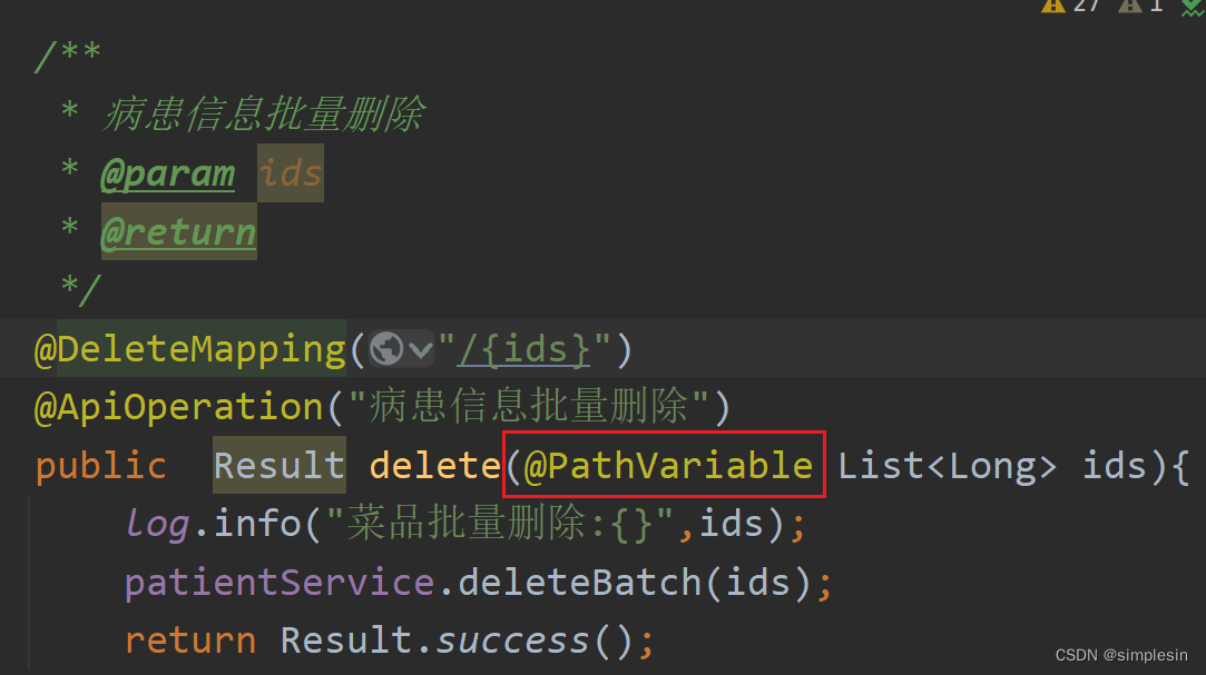 Required request parameter ‘ids‘ for method parameter type List is not present]_required request ...