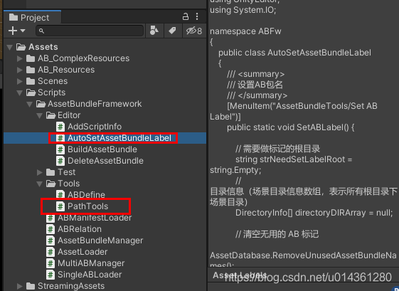 Unity AssetBundle 之 （进阶）简单的自动给资源打上 AssetBundle 标签（分平台），方便 AssetBundle 打包的方法_unity assetbundle 代码 ...