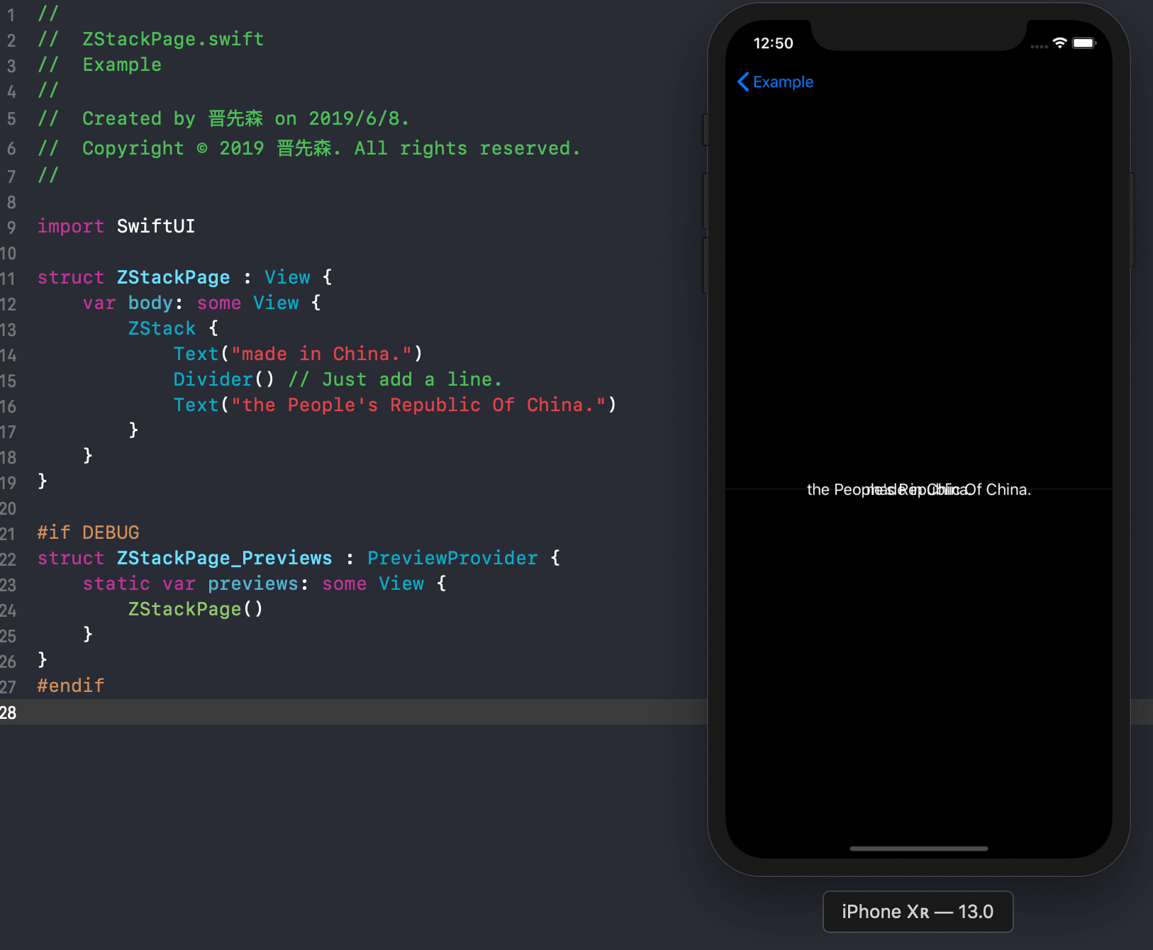 参考 SwiftUI 官方示例做的常用组件示例，新手看过来，五分钟看完_swiftui 组件-CSDN博客