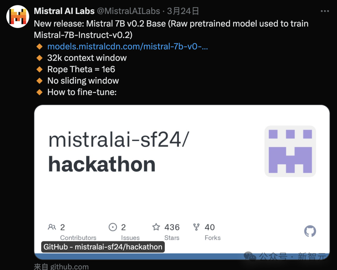 刚刚，Mistral AI最新磁力链放出！8x22B MoE模型，281GB解禁_ssin-282-CSDN博客