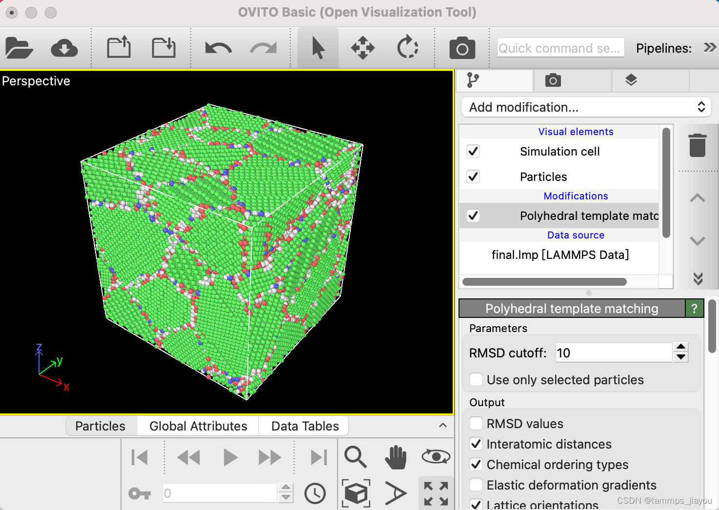 lammps教程：Ovito选择特定晶粒的方法_ovito晶体取向-CSDN博客