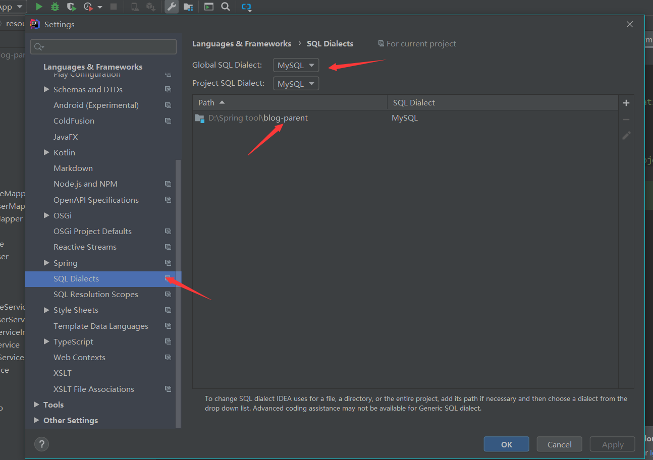 Idea连接mysql数据库之后，在mapperxml编写sql时不会自动提示sql、表信息问题的解决方案（非常详细）在idea中
