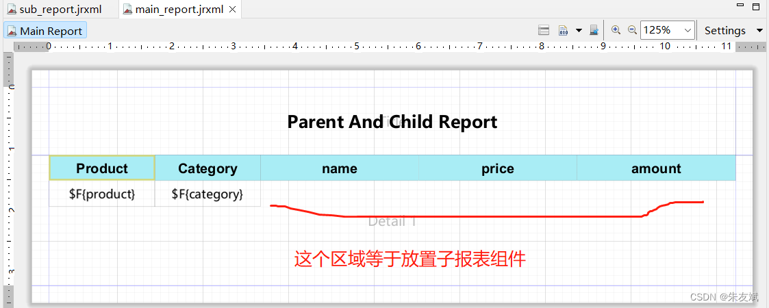 【JasperReports笔记04】如何使用Jasper Studio制作父子报表，并且通过Java + Parameters参数填充模板文件支持Android-CSDN博客