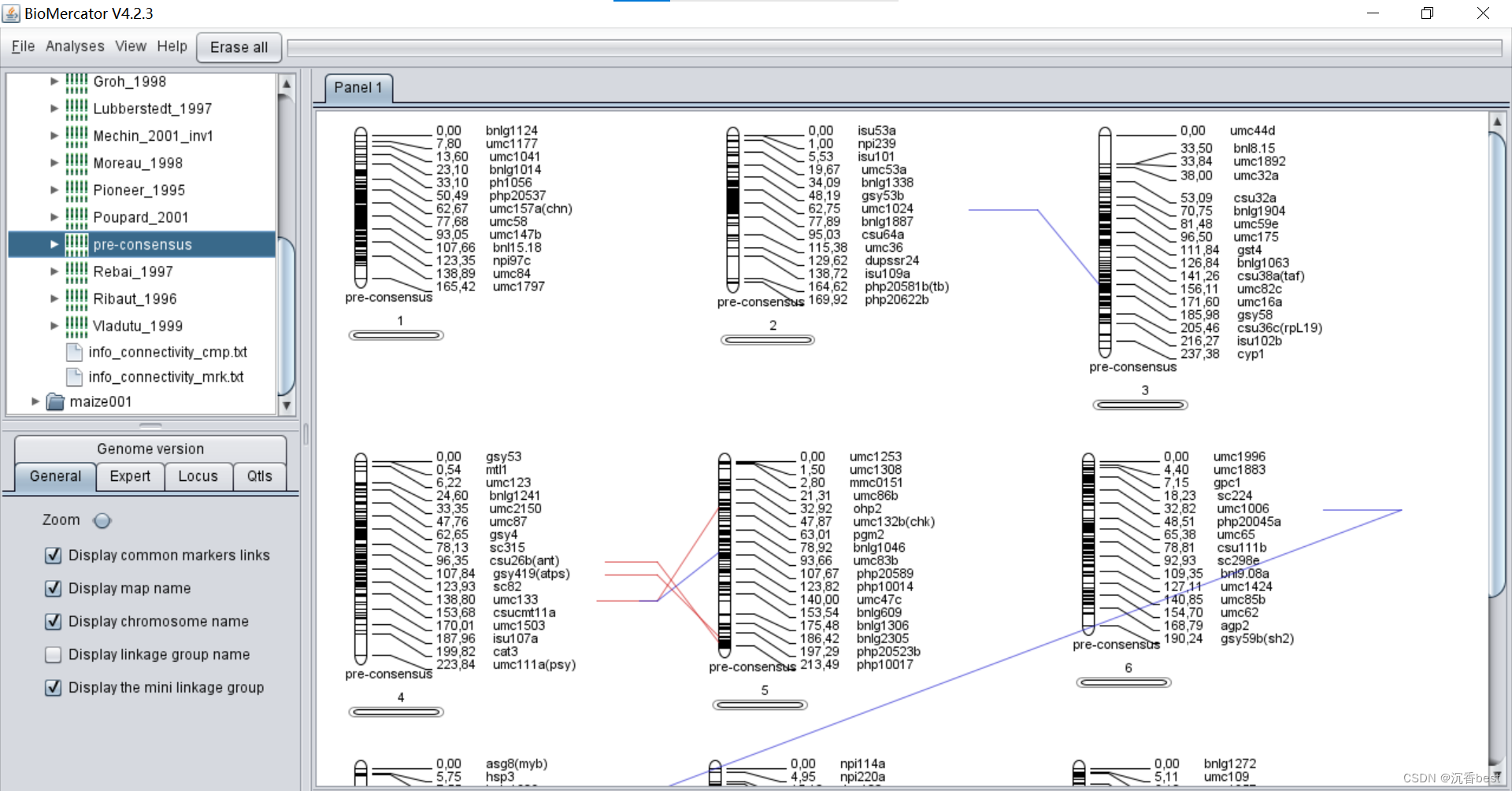 使用BioMercator v.4.2软件进行Meta-QTL分析_biomercator软件怎么用-CSDN博客