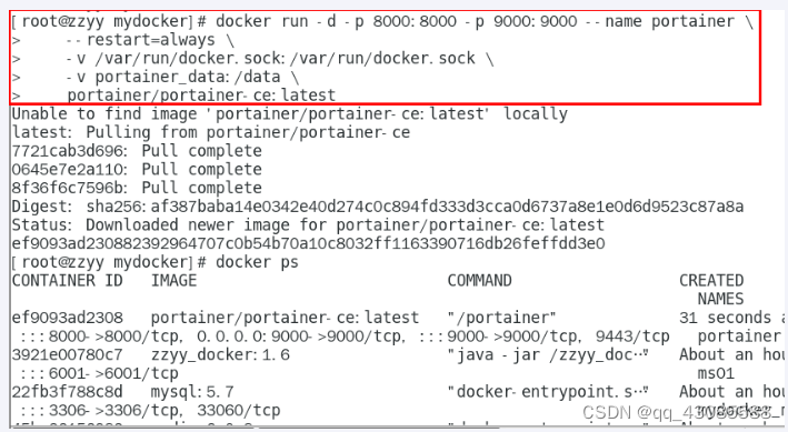 Docker 轻量级可视化工具Portainer_docker portainer-CSDN博客