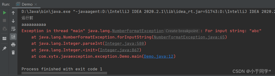 Java 异常_create breakpoint-CSDN博客