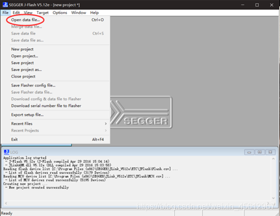 关于使用J-Flash直接烧录bin文件的方法_jflash烧录bin文件-CSDN博客