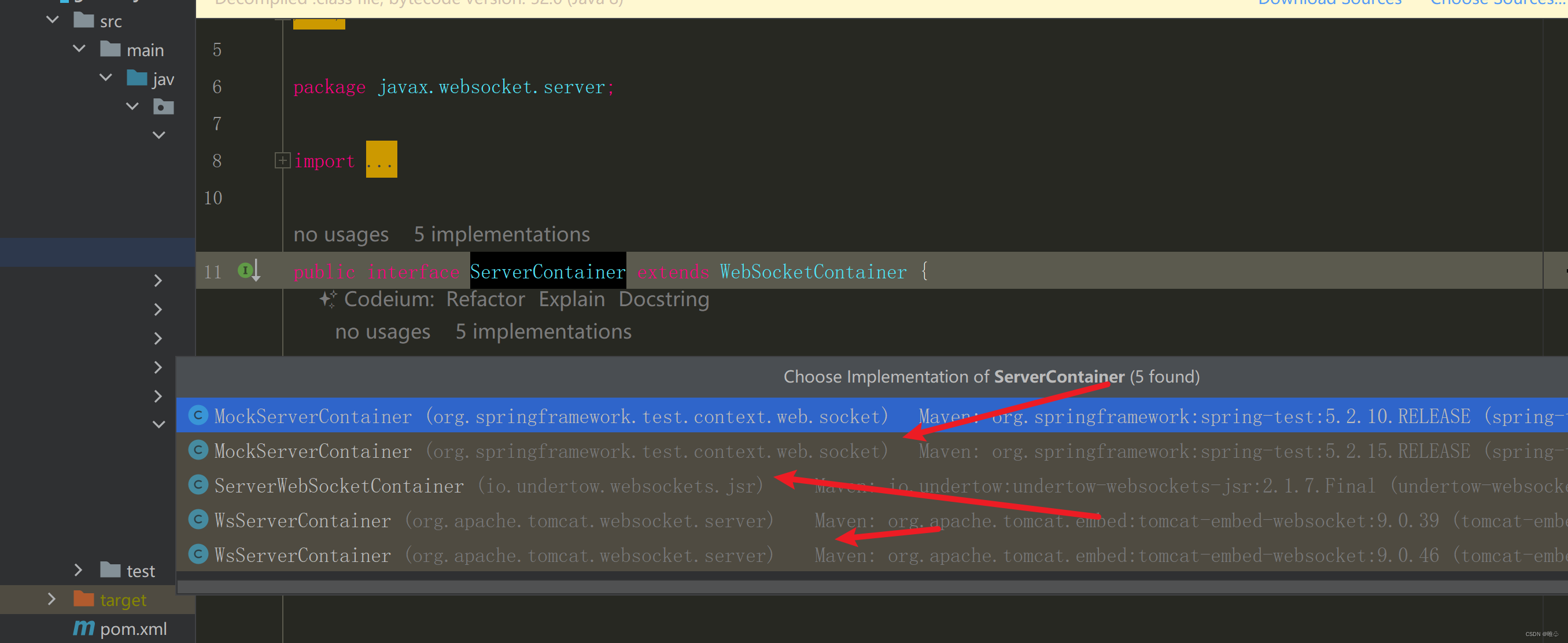SpringBoot引入WebSocket依赖报ServerContainer no avaliable_javax.websocket.server.servercontainer not ...