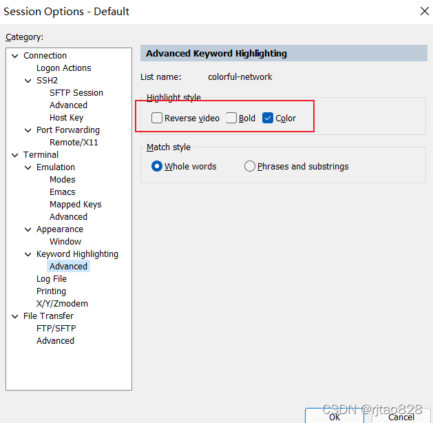 SecureCRT9.1高亮配色设置_crt高亮配色方案-CSDN博客