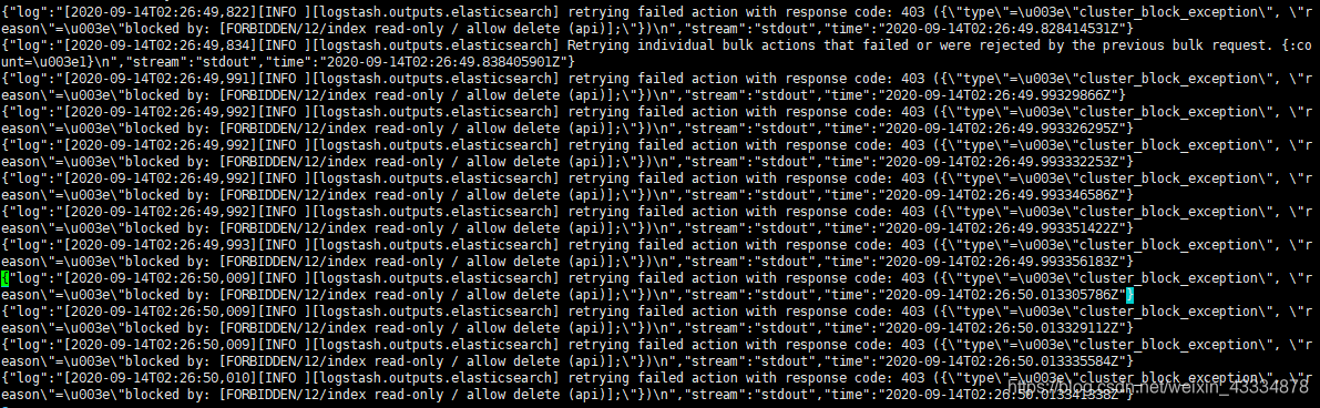 错误: retrying failed action with response code: 403故障解决_remote auth failed, err: auth server ...