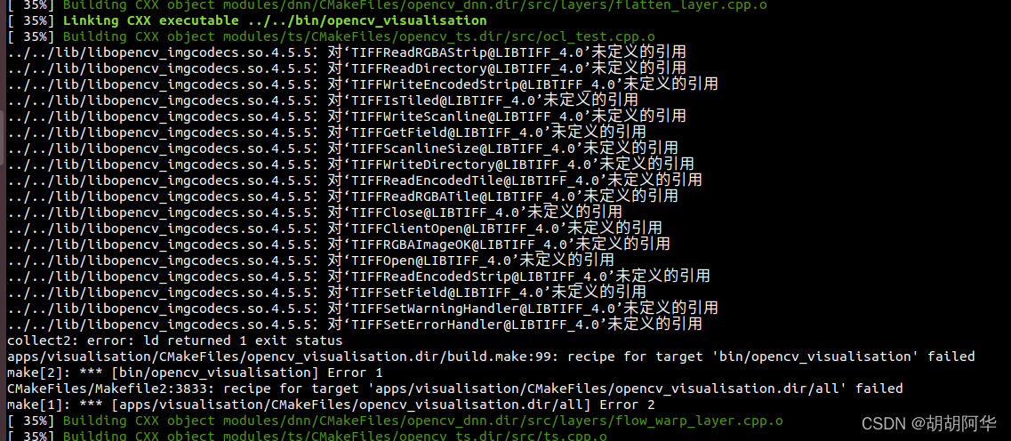 解决libopencv_imgcodecs.so.4.5.5:对‘TIFFReadRGBAStrip@LIBTIFF_4.0‘未定义的引用-CSDN博客