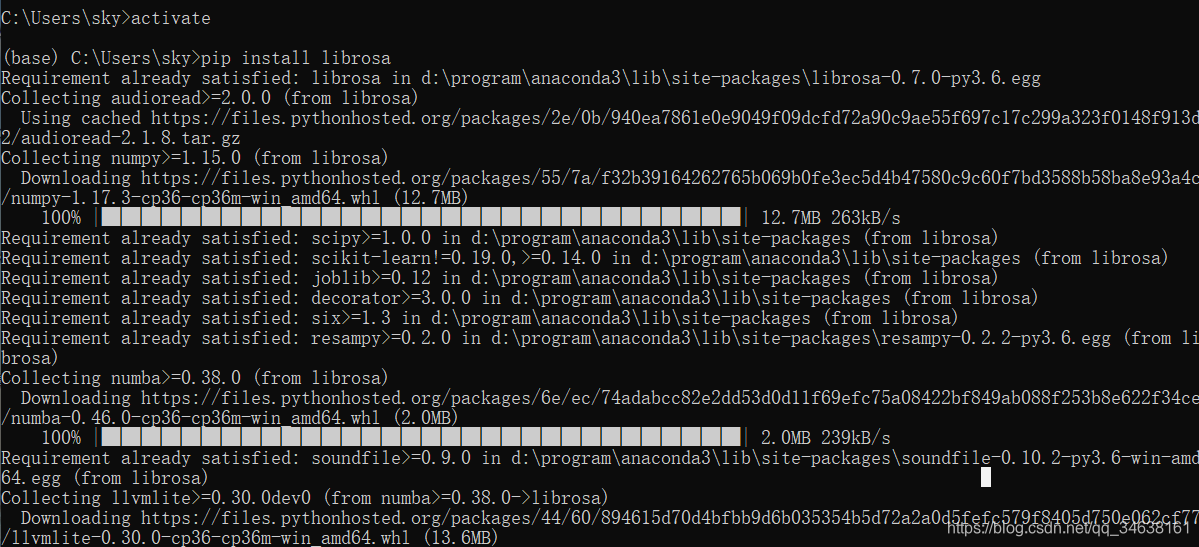 librosa 安装_librosa下载-CSDN博客
