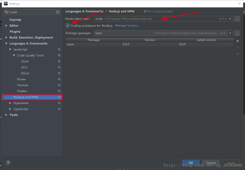 使用webstrom开发node.js的准备工作-CSDN博客