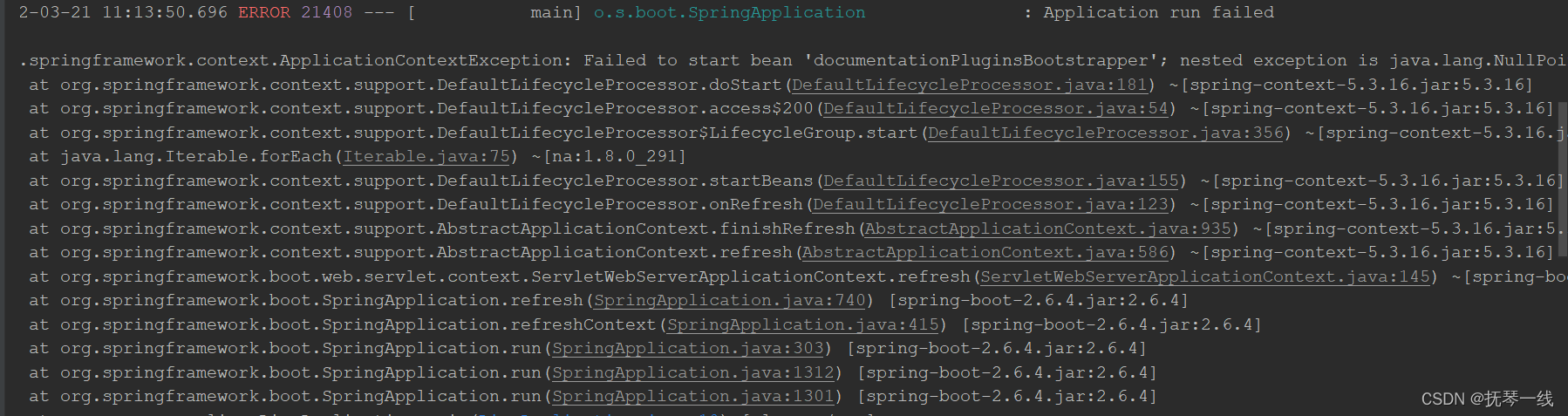 集成Swagger3报错：Failed to start bean ‘documentationPluginsBootstrapper‘；_swagger3 failed to start ...