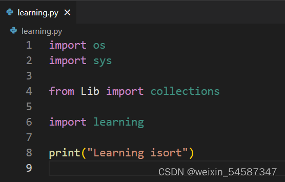 python导入模块规范化——isort_vscode isort-CSDN博客