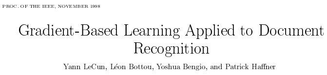 经典论文研读：LeNet —— Gradient-Based Learning Applied to Document Recognition_lenet论文-CSDN博客
